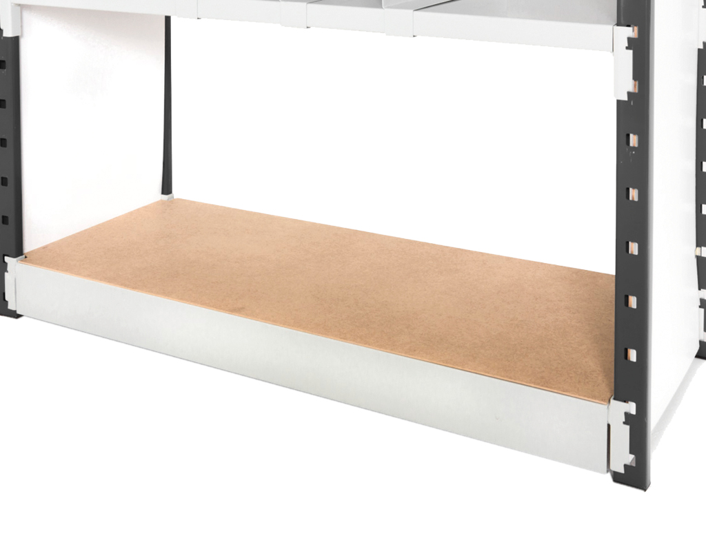 Plinthes de finition FLIP RAL 7035 Hauteur 100 mm | Rayonnage Facile